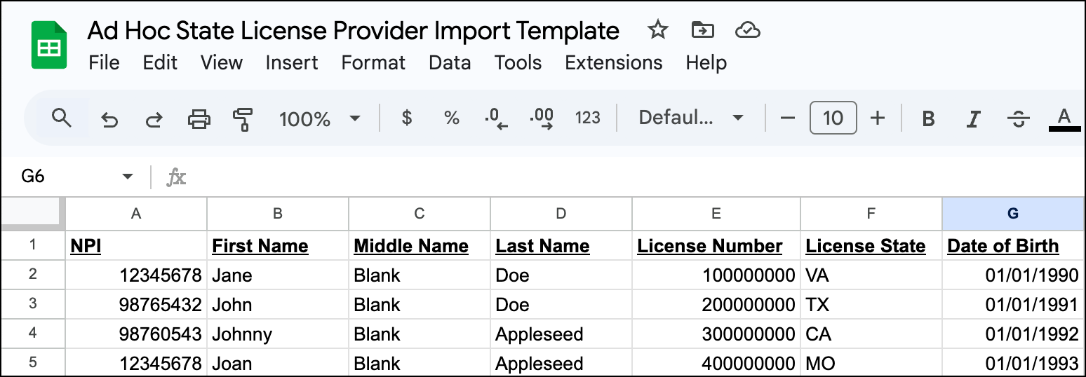 Ad Hoc State License Verification – Andros Help Center